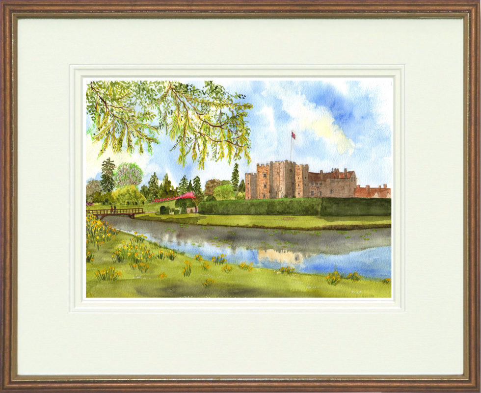 Hever Castle painting available - Brenda Barratt